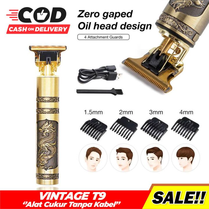 Jual HAIR CLIPPER NAGA T9 Alat Cukur Rambut Elektrik VINTAGE T9 Original / Mesin Cukur Rambut ...
