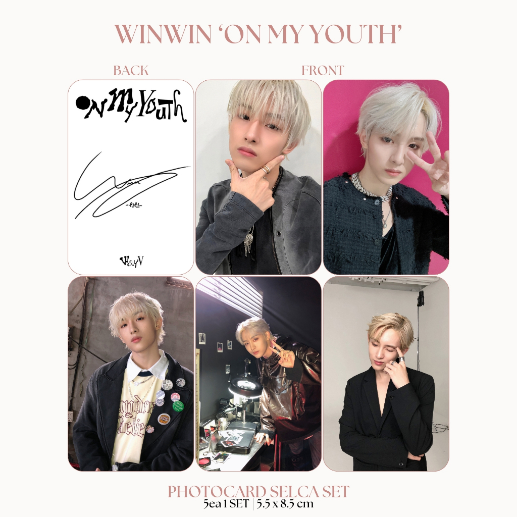 Jual PHOTOCARD WAYV SELCA ON MY YOUTH 2SISI (ISI 5 PCS + LAMINASI 2 ...