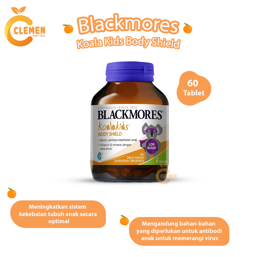 Jual Blackmores Koala Kids Body Shield (Isi 60 Tablet) | Shopee Indonesia
