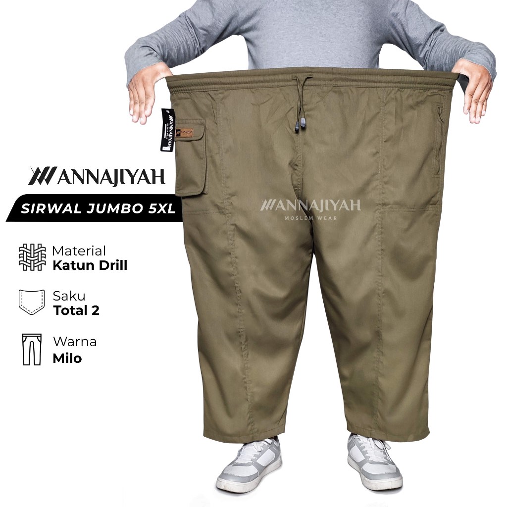 Jual Celana Sirwal Pria Dewasa Super Jumbo 5XL XXXXXL Semi Boxer dan ...
