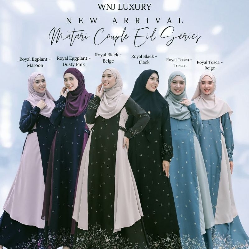 Jual MATARI DRESS COUPLE SERIES 2024 CANTIK DAN MEWAH BY WANOJA ...