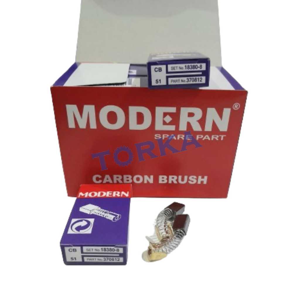 Jual Kul Gerinda Angle Grinder Carbon Brush CB 51 MODERN Spul Sepul per ...