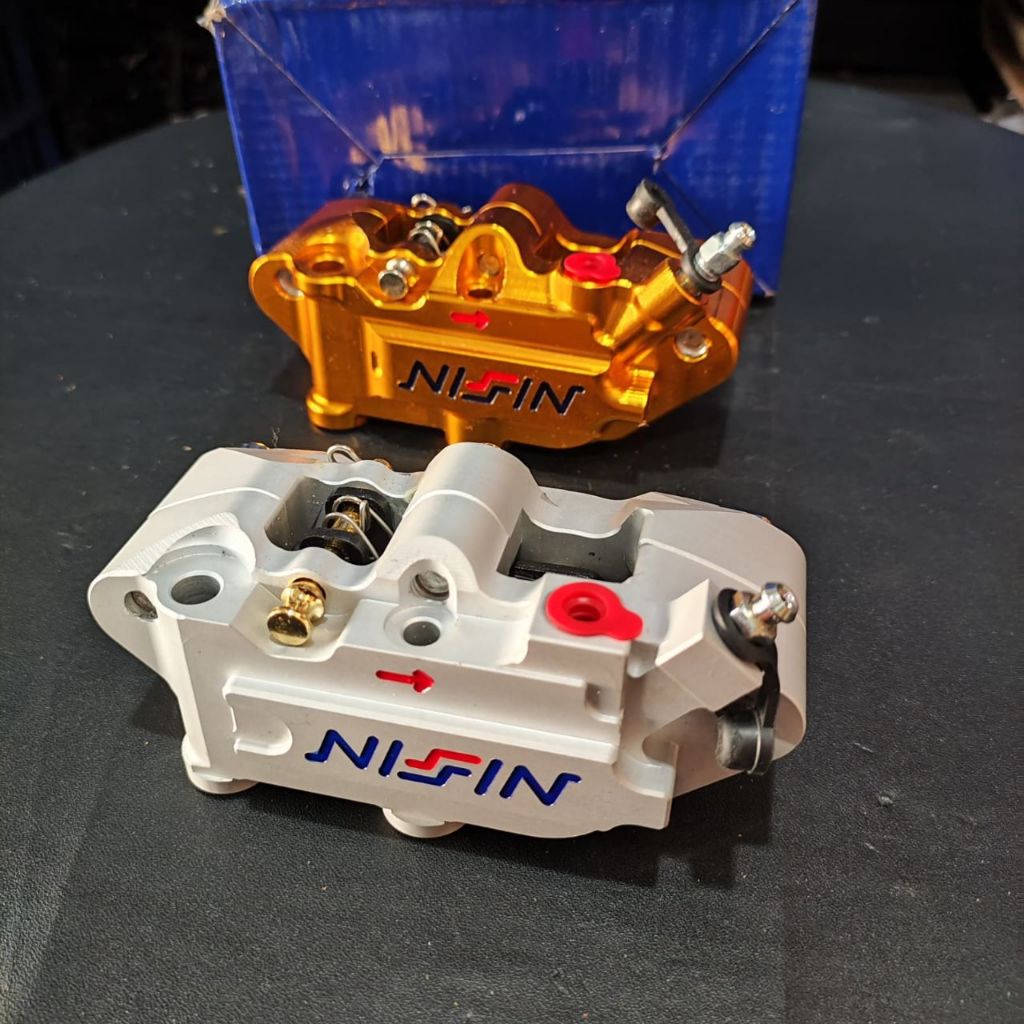 Jual COD !!! original kaliper monoblok caliper 4 piston kanan universal beat vario scoopy vixion ...