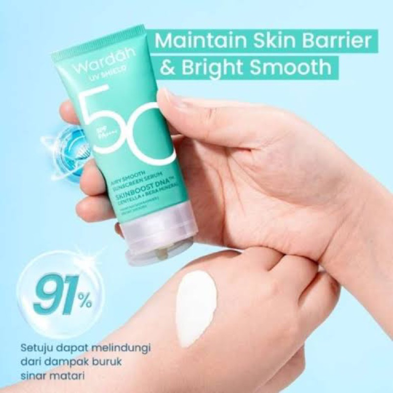 Jual WARDAH Airy Smooth Sunscreen Spf 50pa+++ | Shopee Indonesia