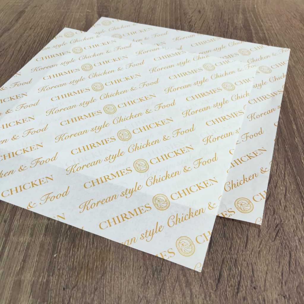 Jual CUSTOM Kertas Roti Foodgrade 8 x 64 cm - Wrap Paper / Kertas ...