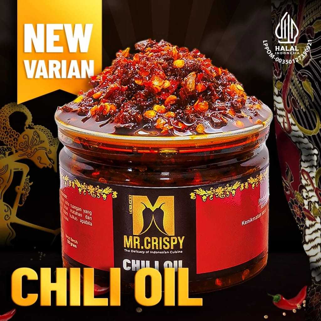 Jual CHILI OIL / SAMBAL /Sambel Mr.Crispy (NEW) | Shopee Indonesia
