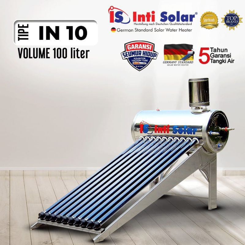 Jual Inti Solar Pemanas Air IN 10/Intisolar 10IN/ All Stainless Steel ...