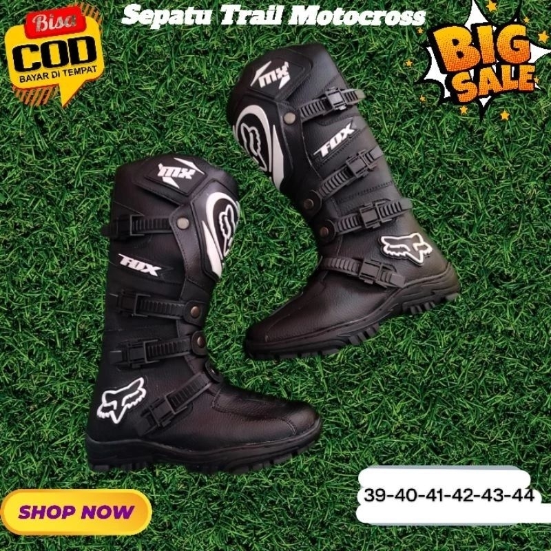 Jual Sepatu boot Sepatu trail Sepatu cross Sepatu Trabas | Shopee Indonesia