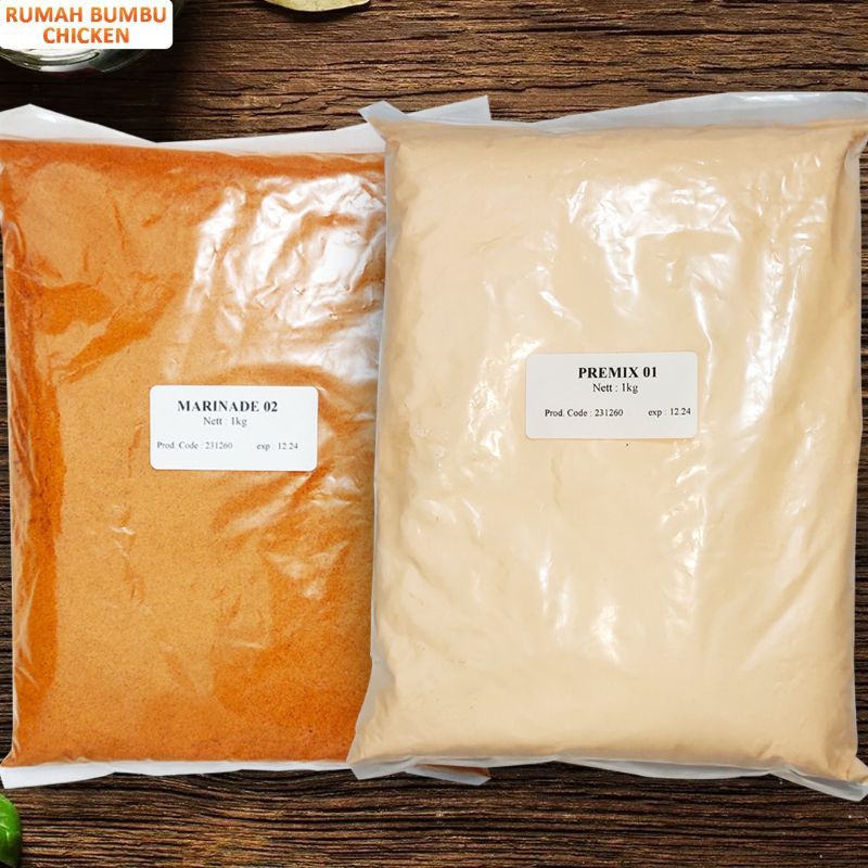 Jual Paket Premix 01 1kg dan Marinade 02 1kg | Shopee Indonesia