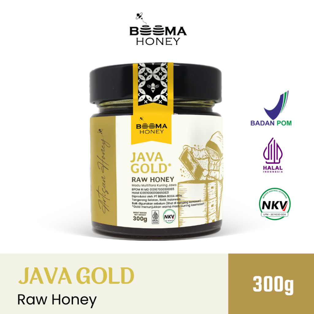 Jual Beema Honey - Java Gold - Madu Multiflora 300g | Shopee Indonesia