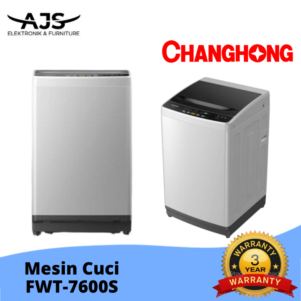 Jual MESIN CUCI 1 TABUNG CHANGHONG FWT-7600S TOP LOADING LOW WATT 6.5 KG | Shopee Indonesia