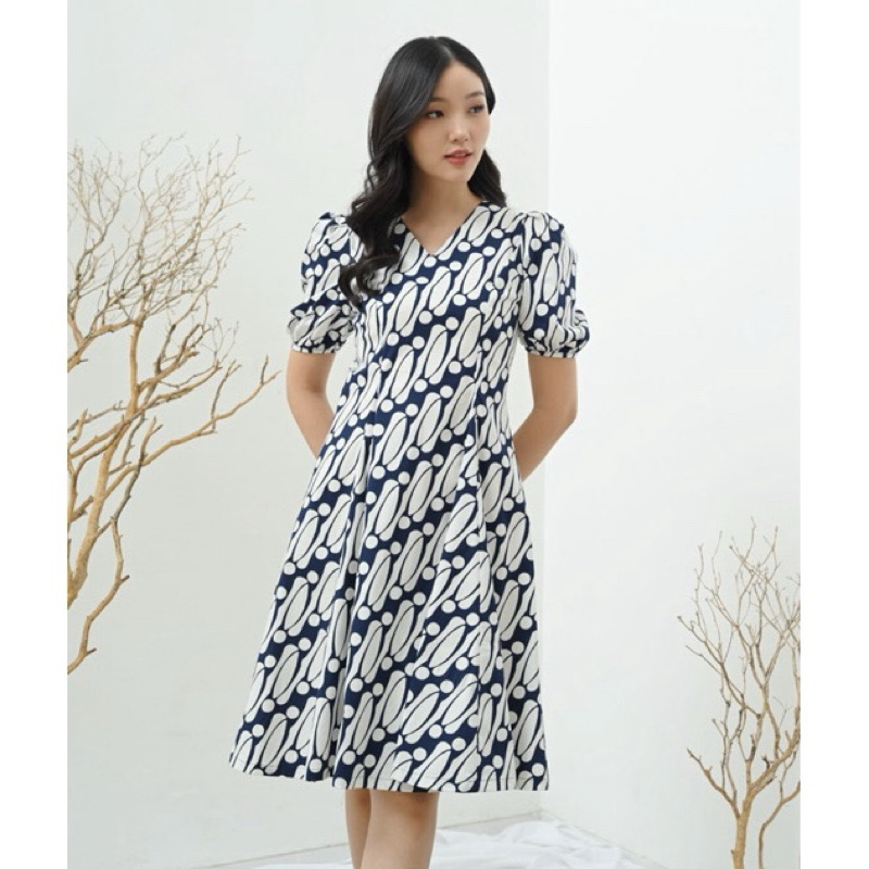 Jual 319 Series/ Dress Batik Wanita/ Batik Modern/ Seragam Batik ...