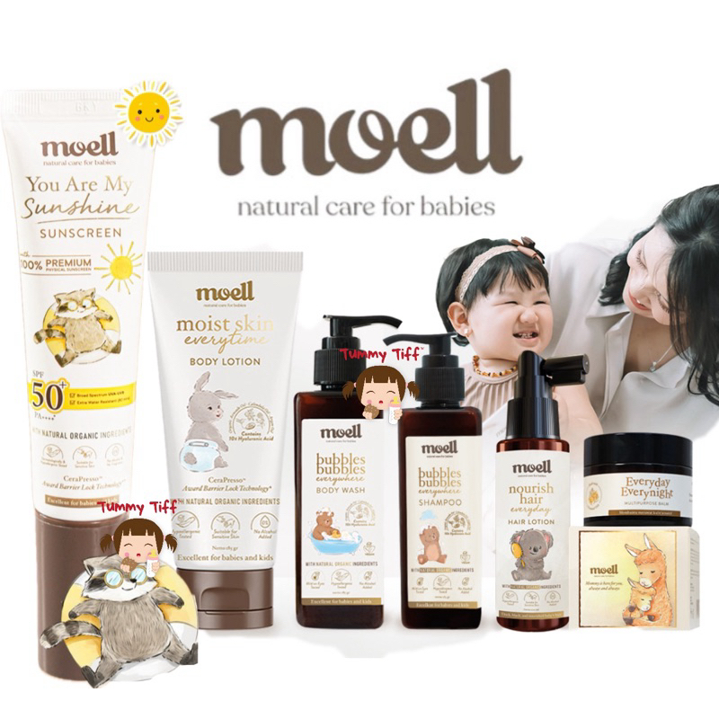 Jual Moell Hair Lotion Moell Body Lotion Moell Shampoo Moell Body Wash ...