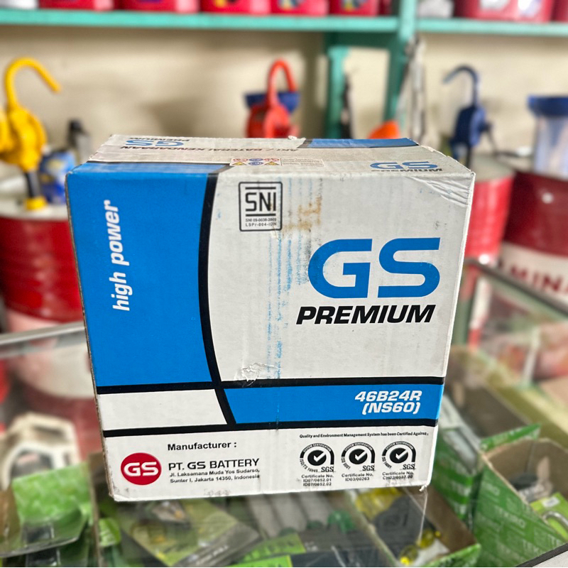 Jual Aki / Accu GS PREMIUM NS60 / 46B24R ASTRA OTOPARTS | Shopee Indonesia