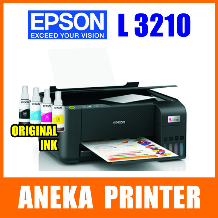 Jual Printer Epson EcoTank L3210 All-in-One (Print - Scan - Copy) | Shopee Indonesia