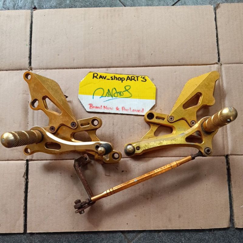 Jual Footstep Racing Minerva mx150 khusus RX 150 step depan | Shopee ...