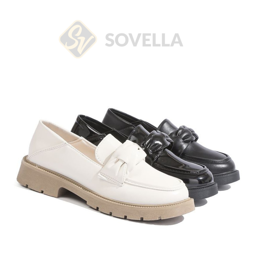 Jual SOVELLA Elona Sepatu Korean Boots Wanita Kekinian Style | Shopee ...