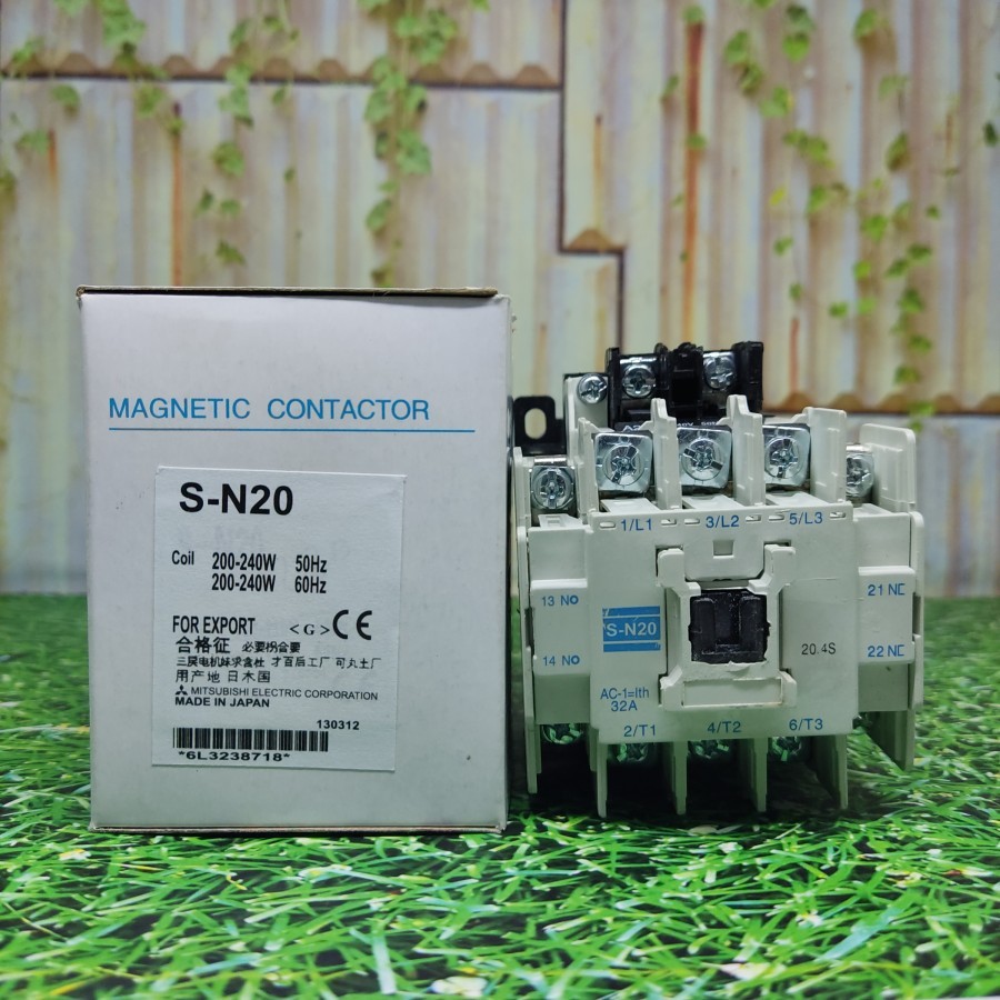 Jual KONTAKTOR MITSUBISHI SN20 s-n20 sn-20 magnetic contactor | Shopee Indonesia