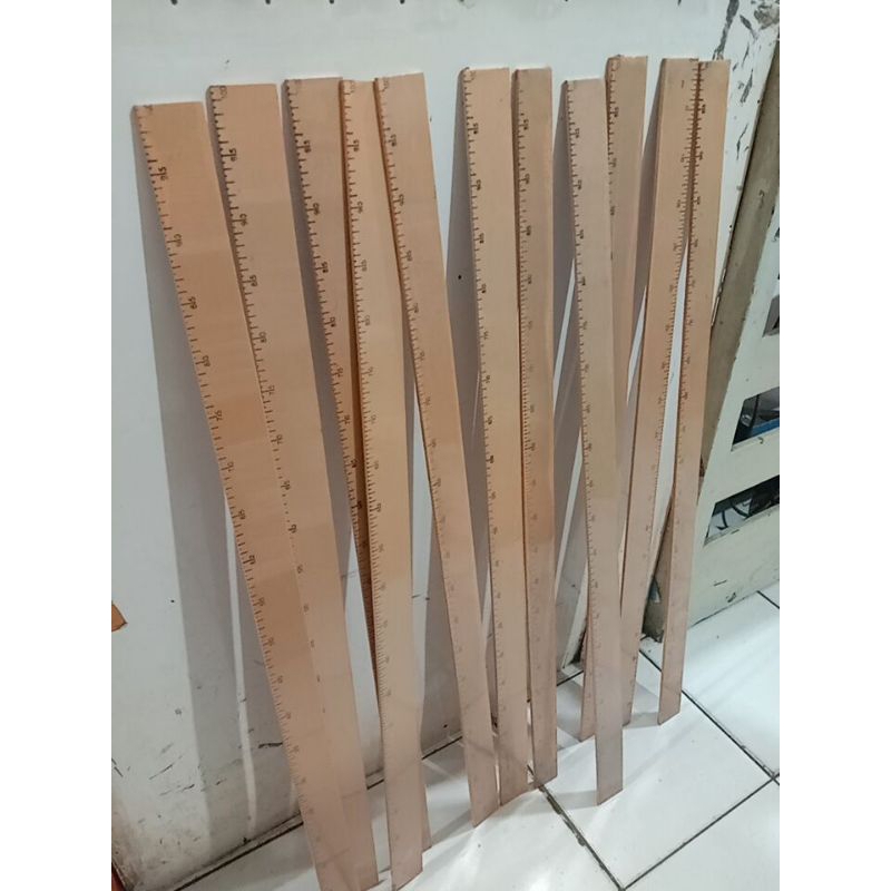 Jual mistar kayu 1 M dan besi 1 M | Shopee Indonesia