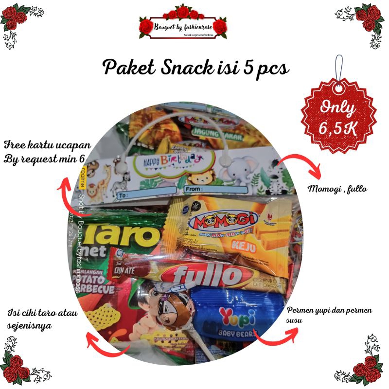 Jual PAKET SNACK 17 AGUSTUSAN PAKET SNACK MURAH PAKET SNACK ULANG TAHUN ...