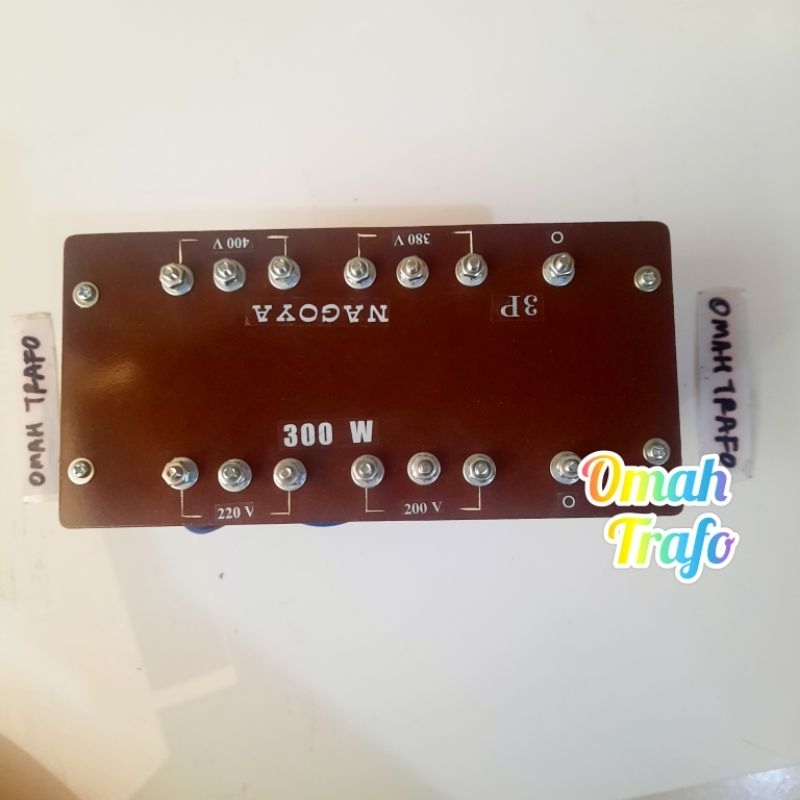 Jual travo 3phase step up down tafo auto 300 watt 380 400v / 200 220v ...