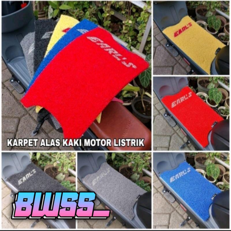 Jual karpet alas kaki motor listrik motor charger warna lengkap PNP ...