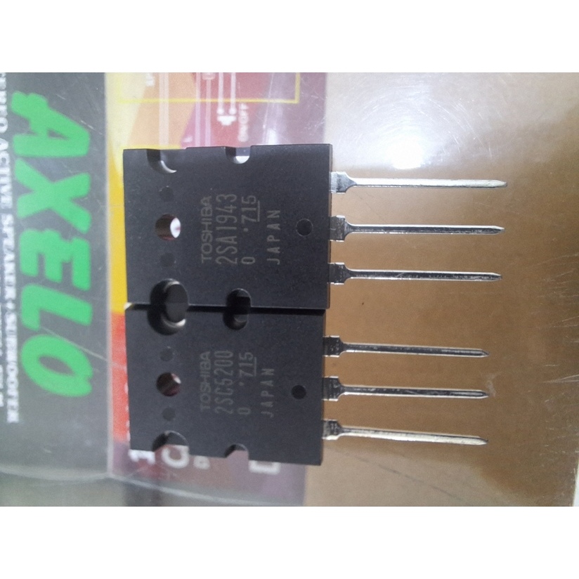 Jual TRANSISTOR FINAL THOSIBA A1943 C5200 LOT 715 JAPAN SEPASANG ...