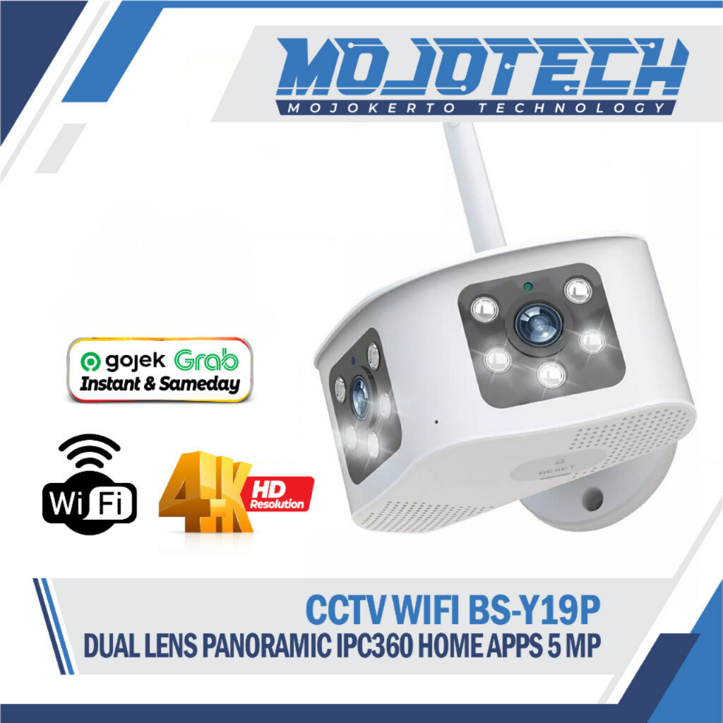 Jual CCTV Wifi BS-Y19P IP CAM 360 Dual Lens Cam | Shopee Indonesia