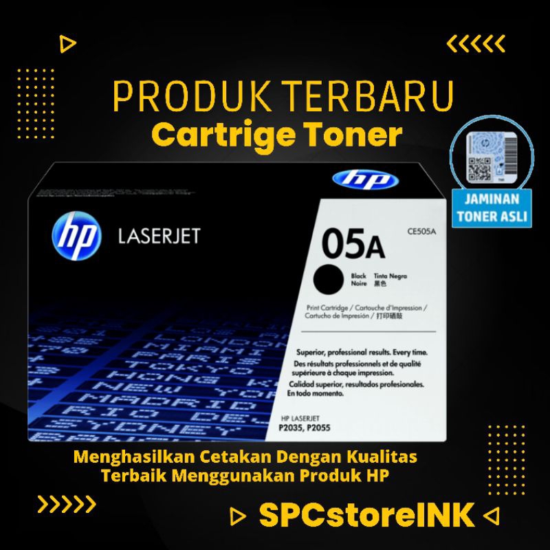 Jual Toner Hp Laserjet 05A Toner Black (Ce505A) | Shopee Indonesia