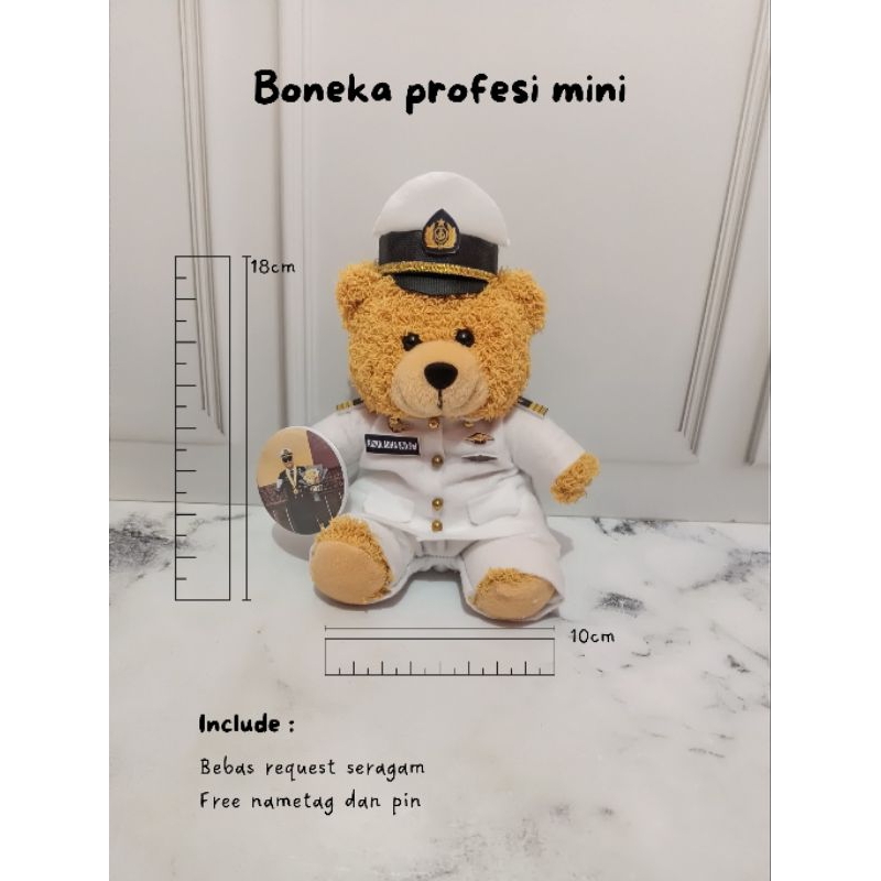 Jual BONEKA PROFESI/ Boneka profesi pelaut /boneka pelantikan/ kado ...