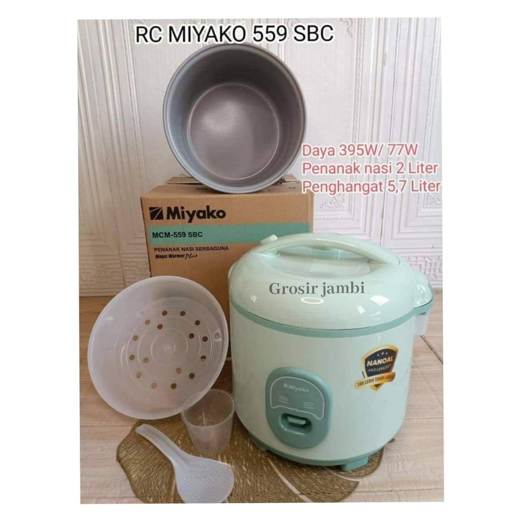 Jual Miyako rice cooker/magic com MCM-559BC/MCM 559 BC (2 liter ) magic ...