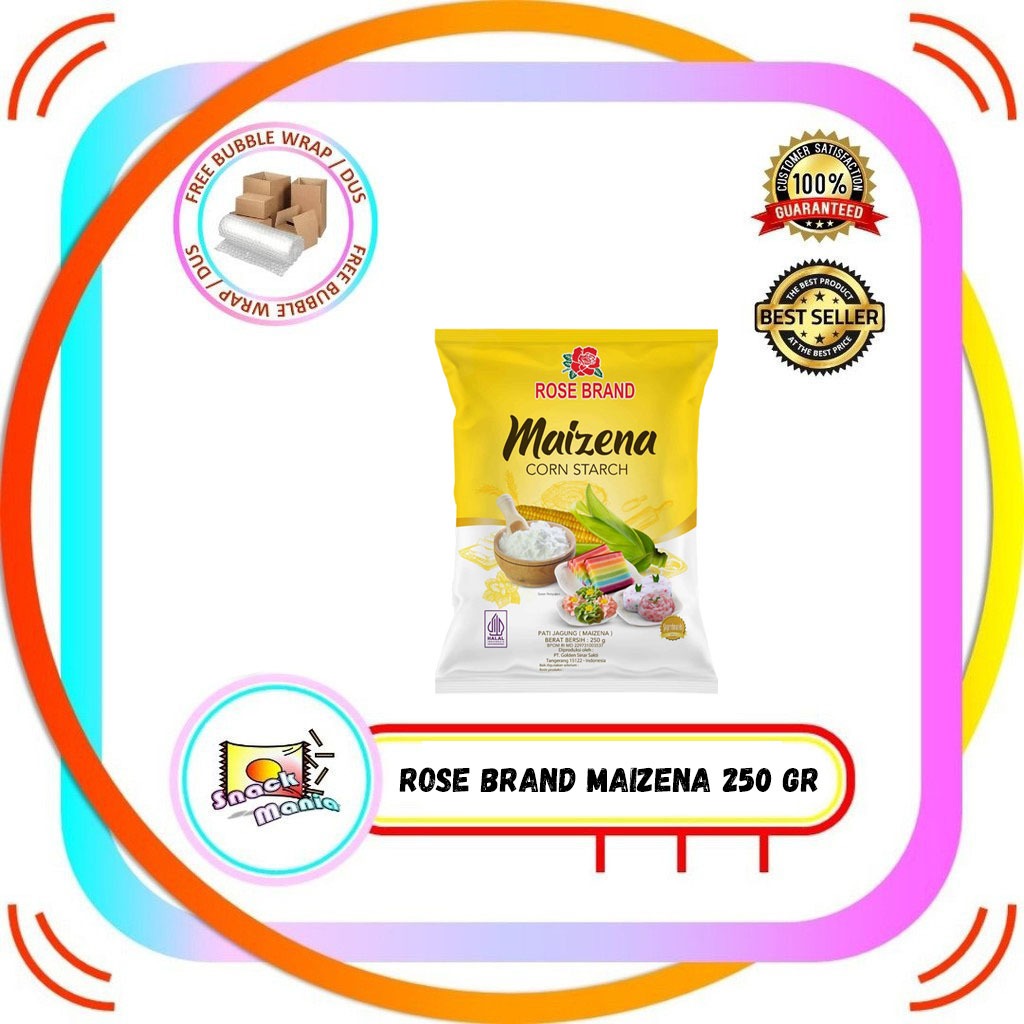 Jual Rose Brand Tepung Maizena Corn Starch Pati Jagung ~ 250 gr ...