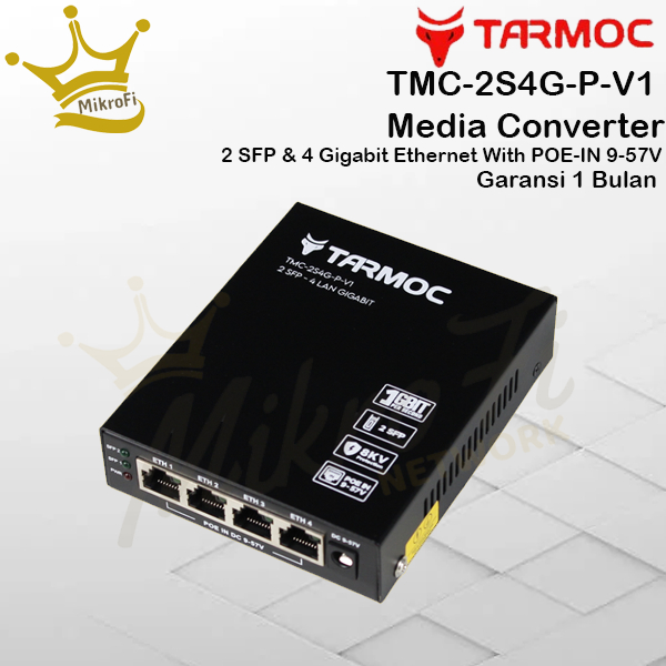 Jual Ethernet Fiber Switch 2 SFP 4 LAN Gigabit | Media Converter FO | Shopee Indonesia