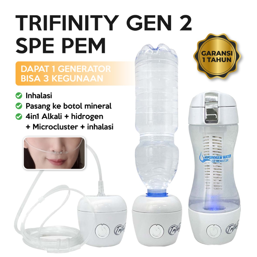 Jual Termurah Trifinity botol hidrogen Alkali Kangen water hydrogen Asli Garansi | Shopee Indonesia