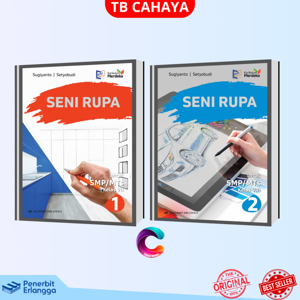 Jual BUKU SENI RUPA KELAS 7 8 9 KURIKULUM MERDEKA PENERBIT ERLANGGA | Shopee Indonesia