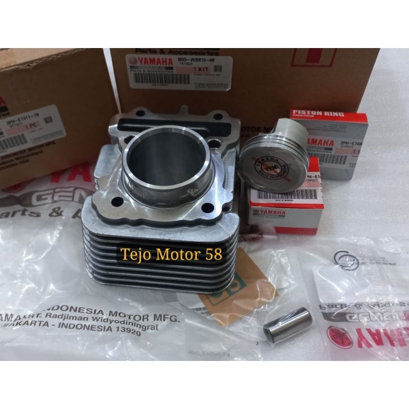 Jual BLOK BLOCK SEHER DAN PISTON KIT SET 2PH MIO M3 Z S SOUL GT 125 XRIDE 125 FINO FI 125 ...