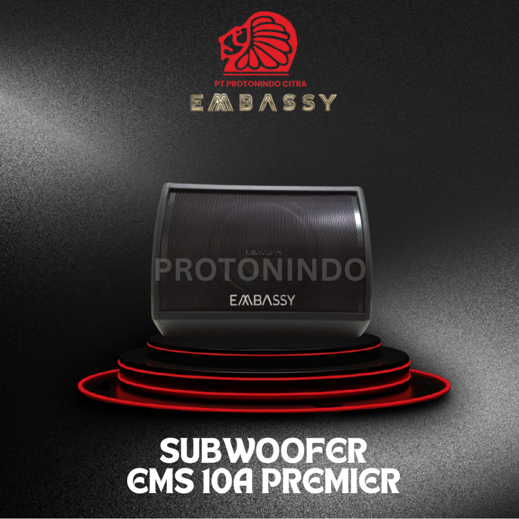 Jual Subwoofer Aktif 10 Inch - Embassy EMS 10A Premier Bassbox | Shopee ...