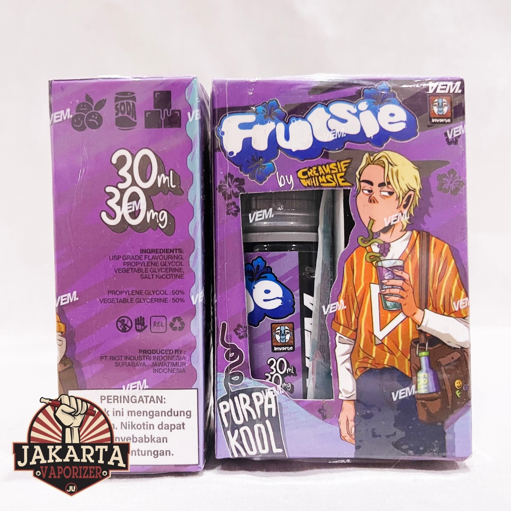 Jual [SALT] FRUTSIE PURPA KOOL GRAPE SODA FRUITSIE SALT 30ML 30MG BY ...