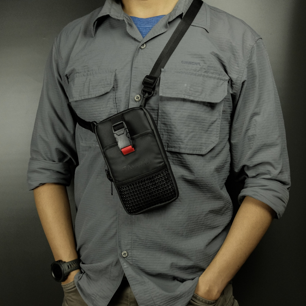 Jual Pouch Bag Pria SAVAKA P3 Tas Pinggang Kecil HP Cowok Keren Premium ...