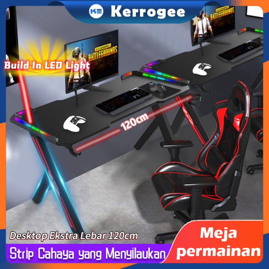 Jual Meja Gaming Meja Komputer Serat Karbon Meja Kerja meja PC Meja ...