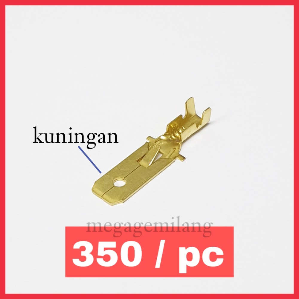 Jual [10 set] Skun Gepeng Skun male female 6.3mm | Shopee Indonesia