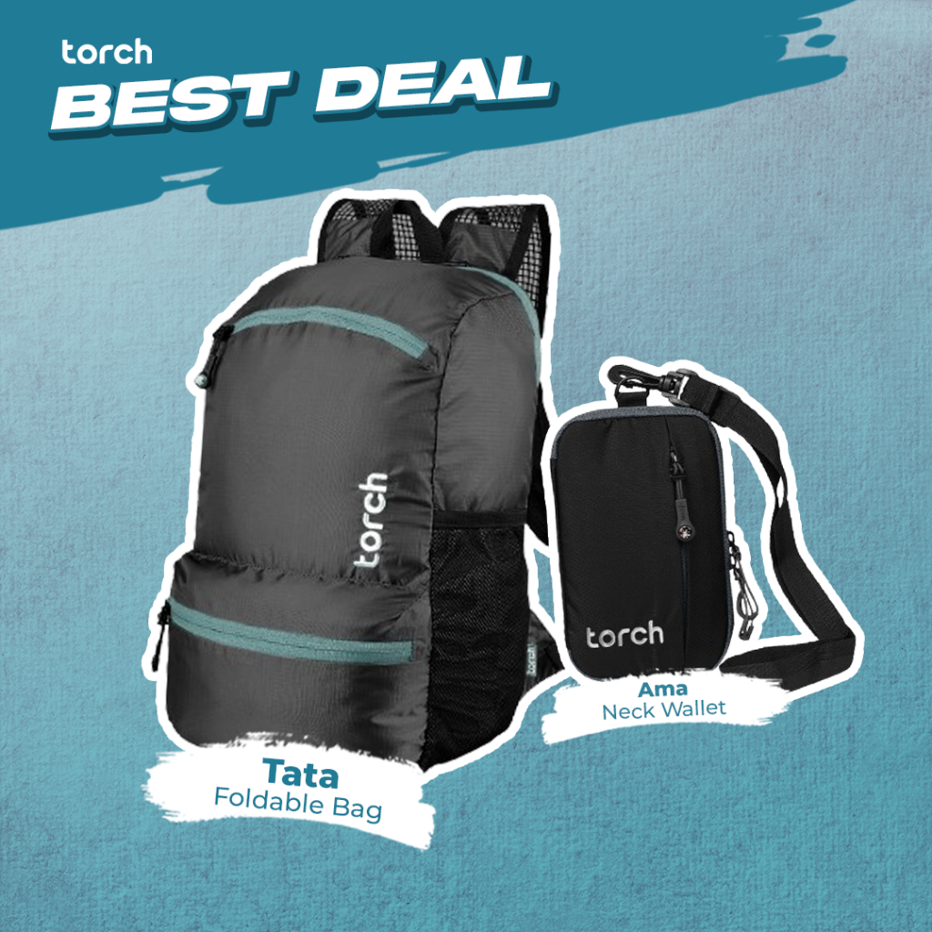 Jual TORCH Tata Foldable Backpack Laptop 3 in 1 Tas Outdoor Slingbag ...