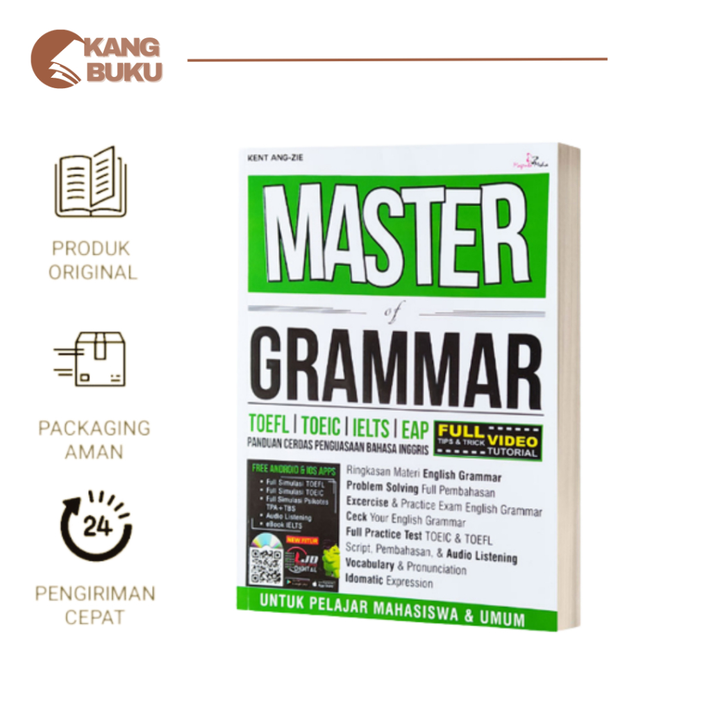 Jual BUKU TOEFL TOEIC MASTER OF GRAMMAR TOEFL TOEIC IELTS EAP | Shopee Indonesia
