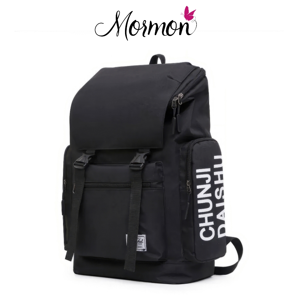 Jual MORMON CHUNJI - Tas Ransel Backpack Pria Tas Punggung Tas Sekolah ...
