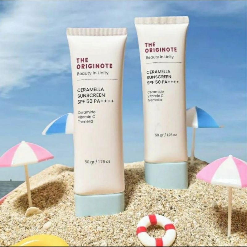 Jual The Originote Ceramella Sunscreen SPF 50 PA+++ 50Gr | Shopee Indonesia