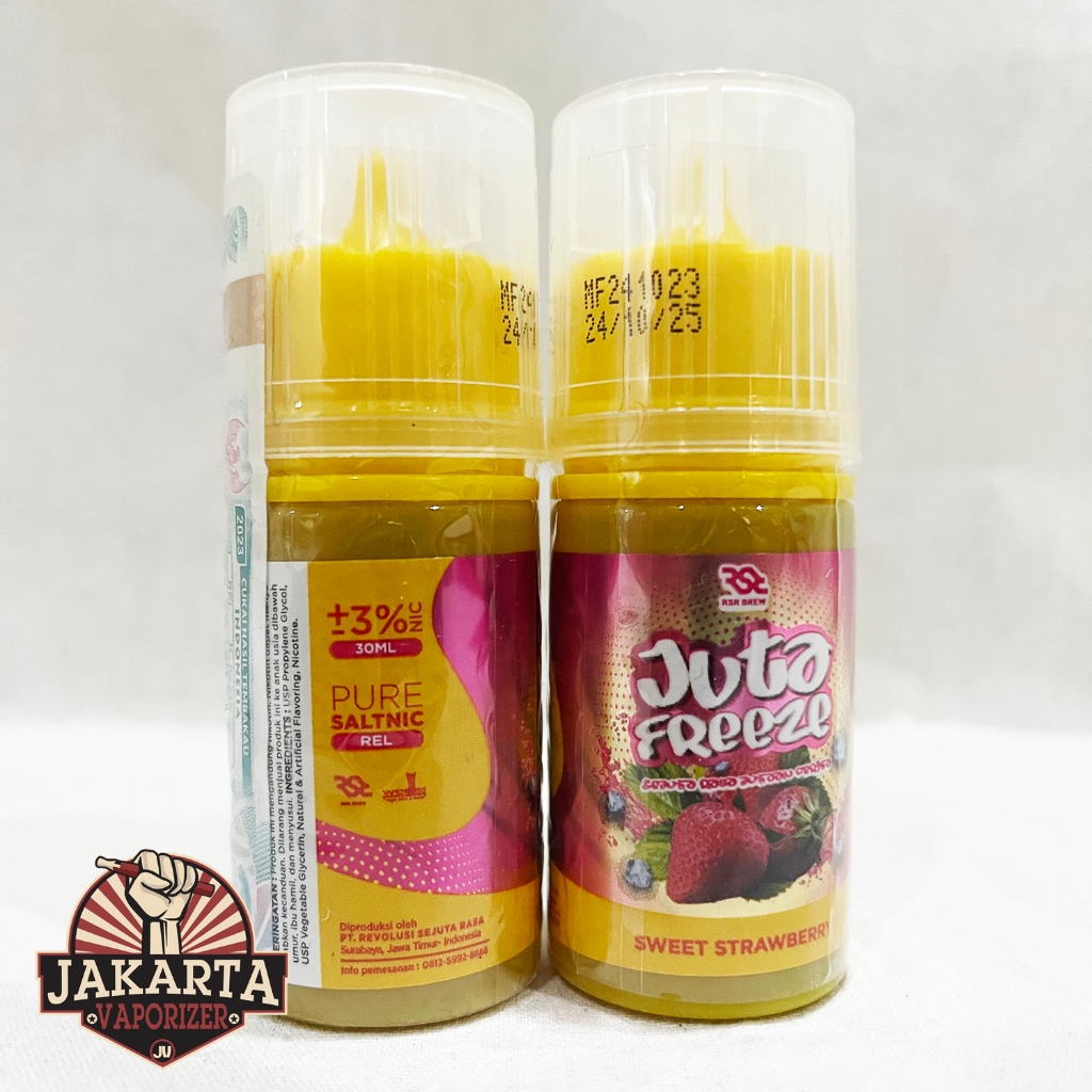 Jual [SALT] JUTA FREEZE SWEET STRAWBERRY SALT 30ML 3% BY RSR BREW ...