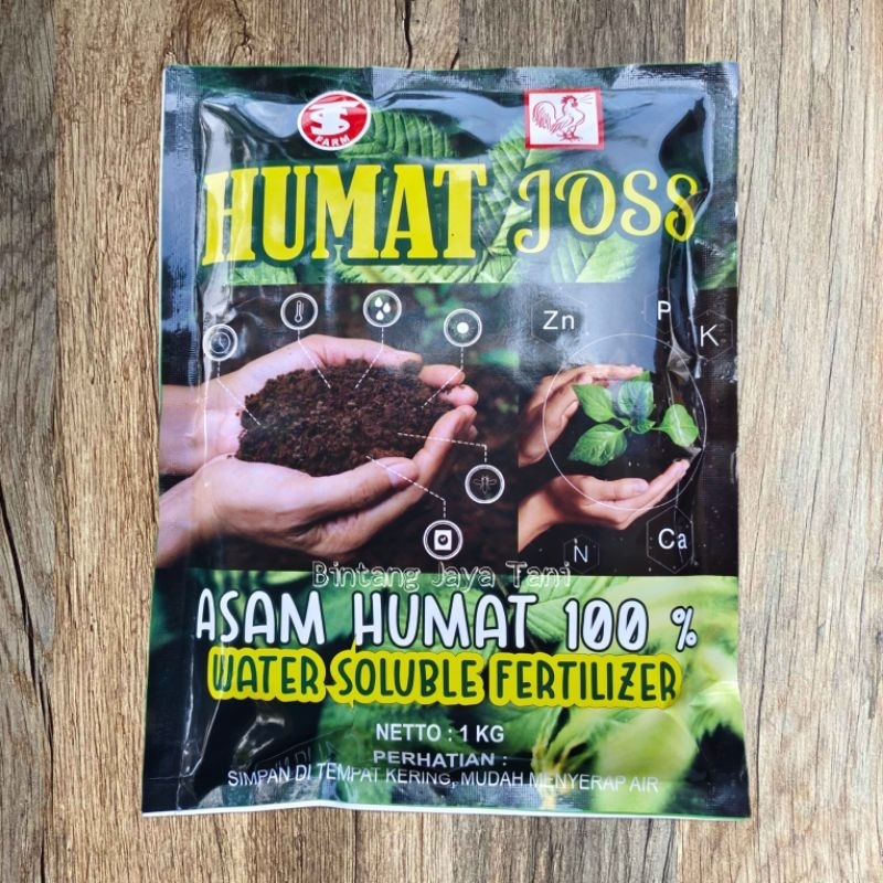 Jual HUMAT JOSS 1 KG/ PUPUK ASAM HUMAT 100% ORGANIC/ Larut air/ Membuat tanah gembor dan ...