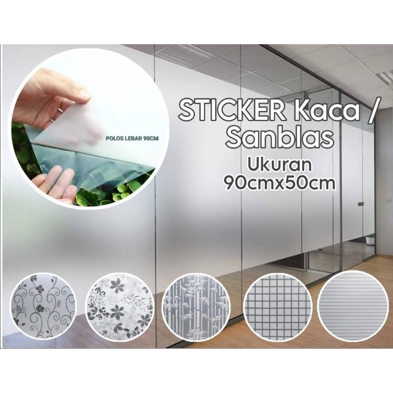 Jual STICKER KACA PEKANBARU | STICKER KACA UKURAN 90CMX50CM | SANBLAS ...