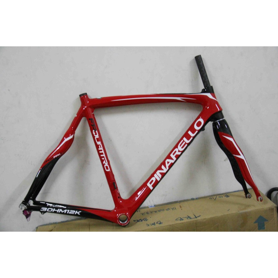 Jual Frame Kerangka Sepeda Pinarello FP Quattro Red-Black Original ...
