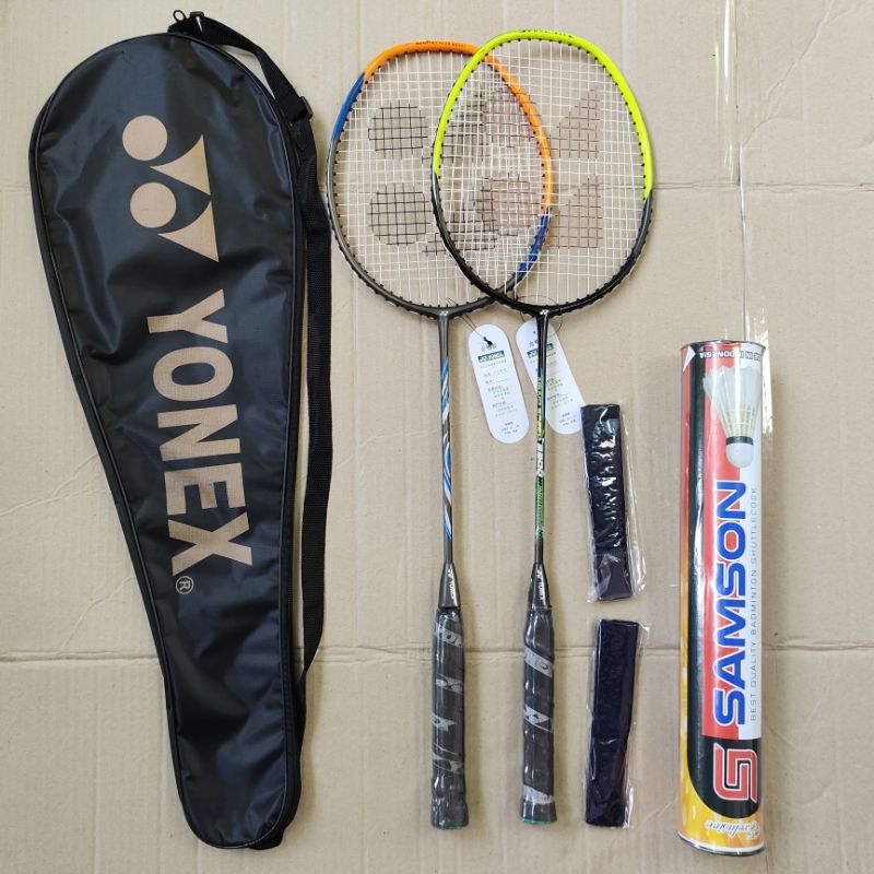 Jual PROMO PAKET KOMPLIT RAKET BADMINTON SENYAWA TANPA SAMBUNGAN RAKET ...